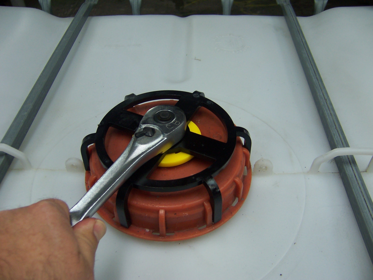 IBC Tote Cap Combo Wrench | Wrench for 6" IBC Plastic Caps